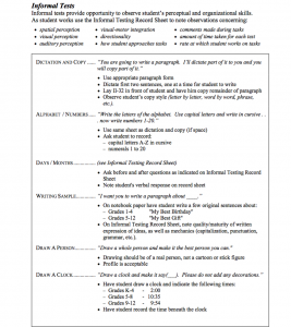 Informal Testing - Suprex Learning